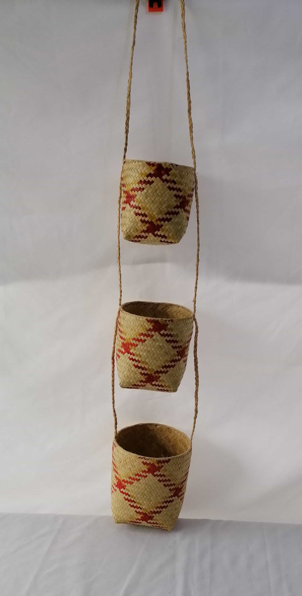 3 Hanging baskets to hang hanging spice rack plants storage ...